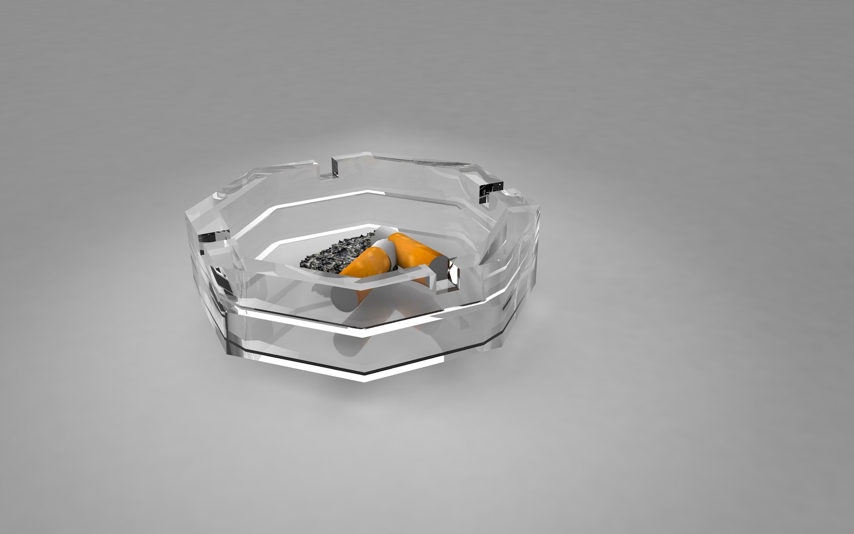 Ashtray 3D Model - TurboSquid 1812396