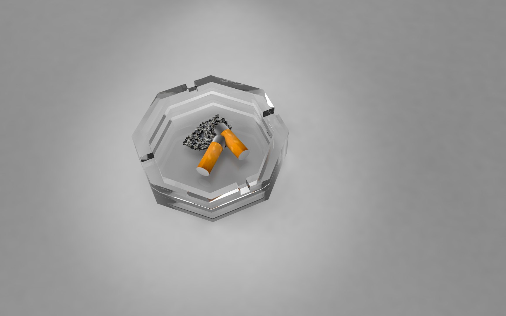 Ashtray 3D Model - TurboSquid 1812396