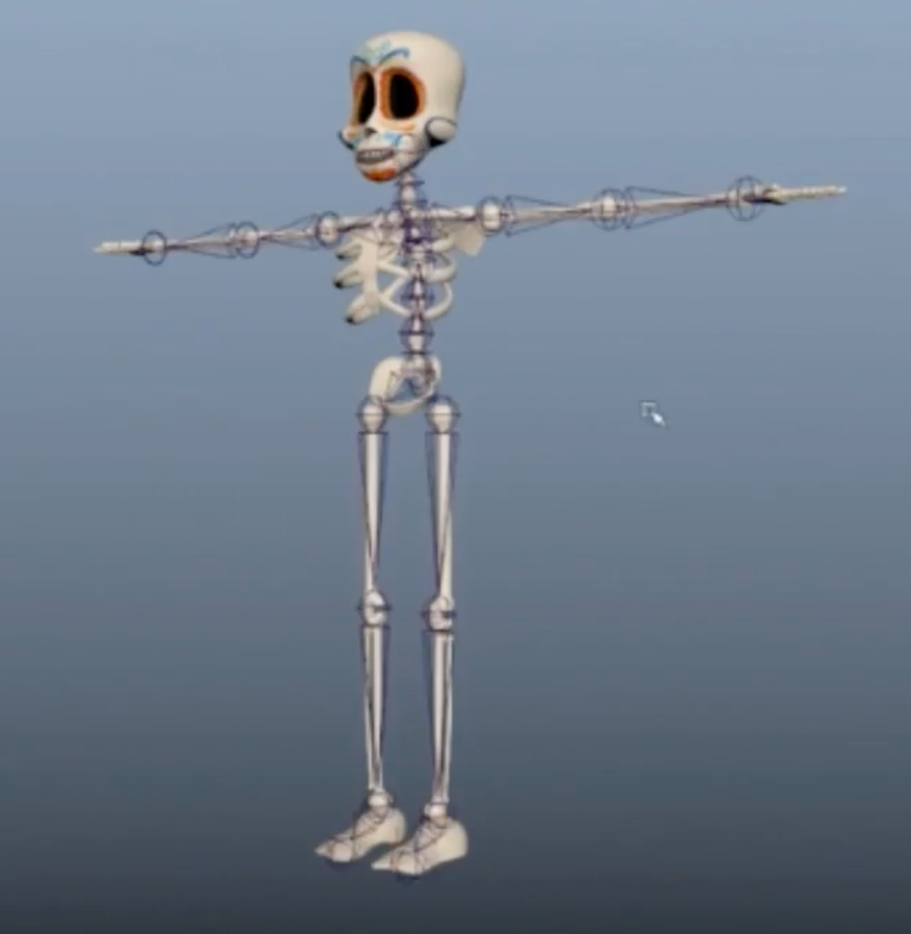 modelo 3d Esqueleto de animación Rig "Bones" para Maya - TurboSquid 1327906