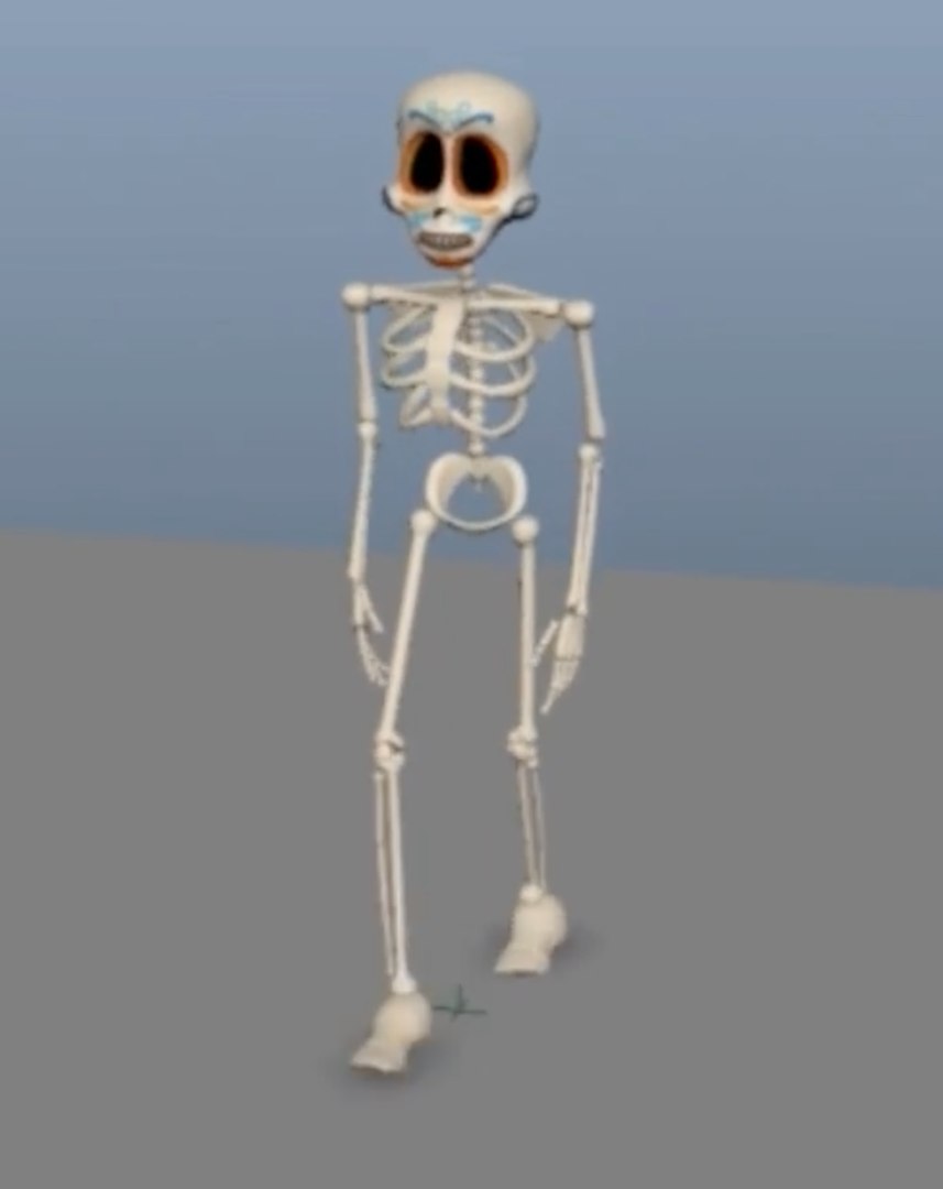 2018 Skeleton Bones Rigged 3D Model - TurboSquid 1327906