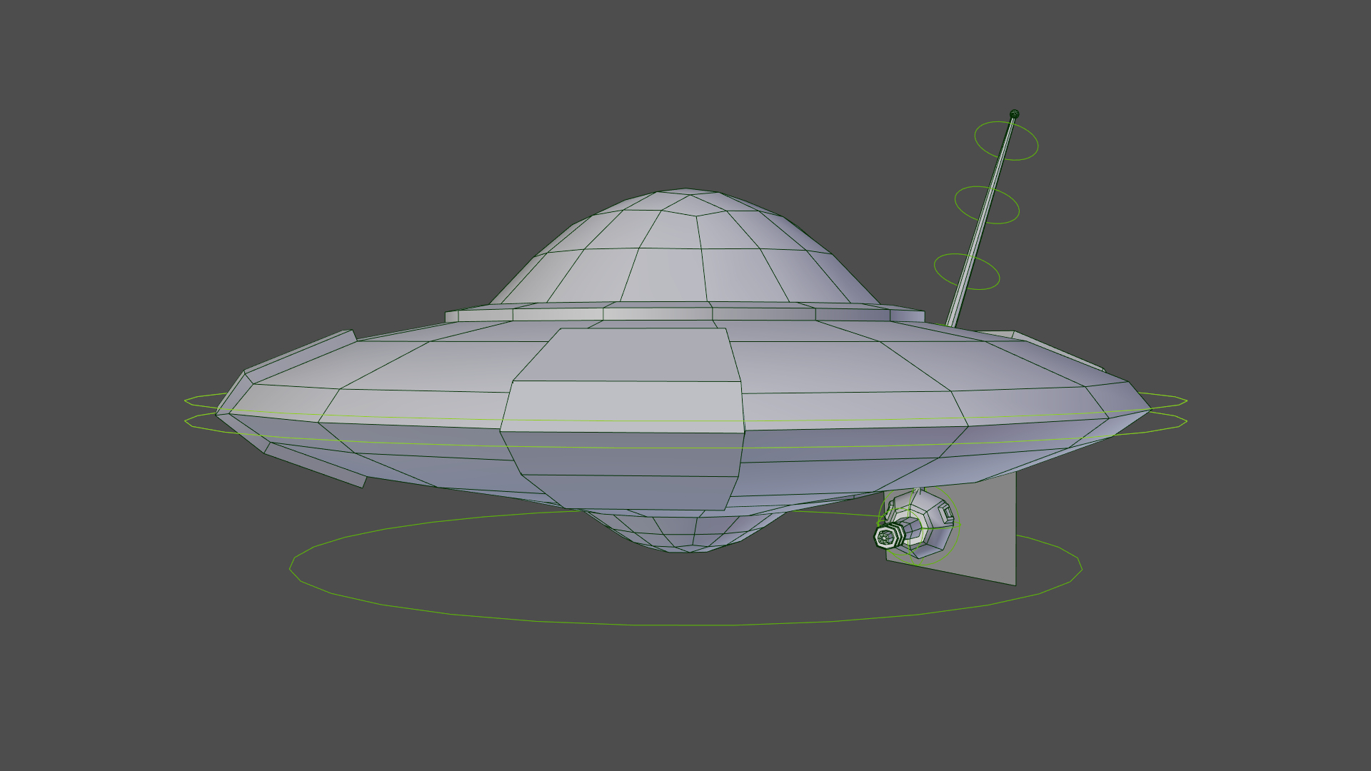 3D spaceship rigged blender - TurboSquid 1317129
