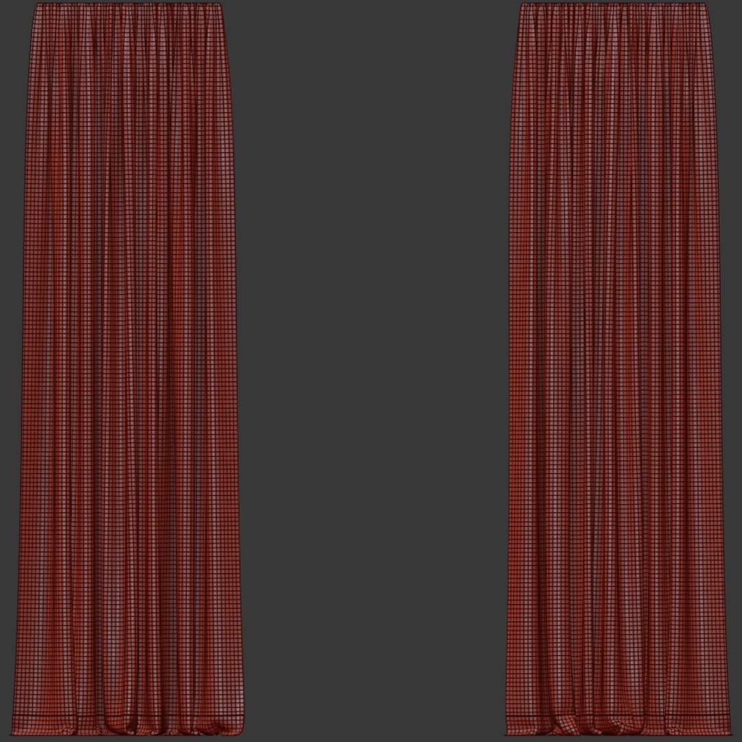 Tulle white 3D model - TurboSquid 1419279