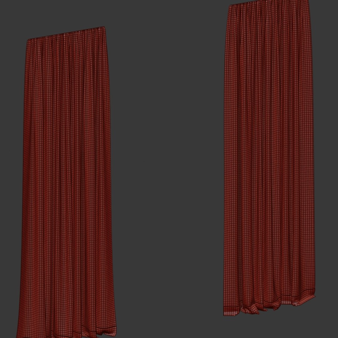 Tulle white 3D model - TurboSquid 1419279