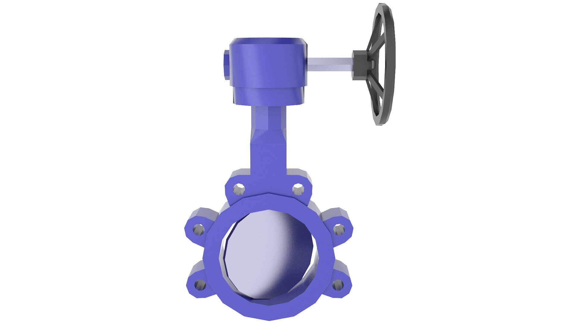 3D Butterfly Valve Low 8 - TurboSquid 2096678