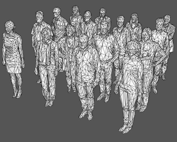 Architectural stylized human character 3D | 1147655 | TurboSquid