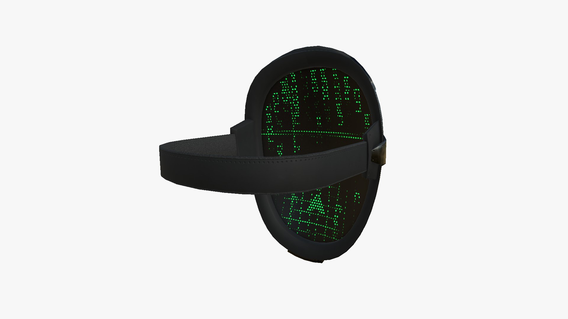 3D LED Screen Mask - A13 - Digital Code - Character Design Model ...