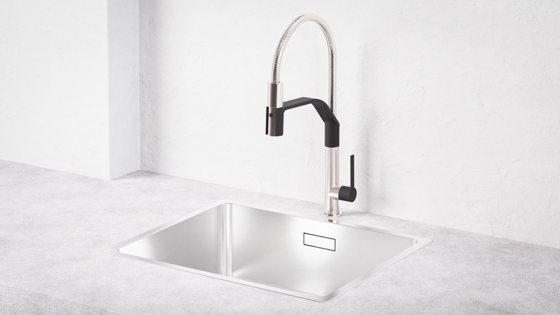 MESH Kitchen Faucet By Gessi 3D Model - TurboSquid 1898941