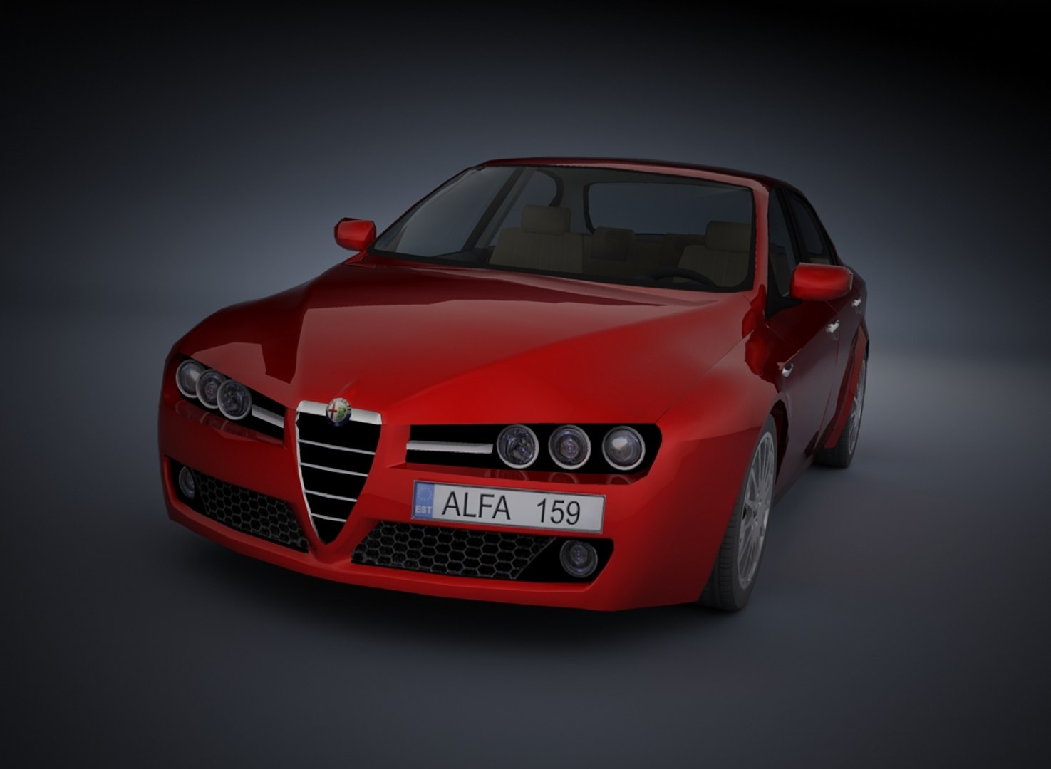 3d Alfa Romeo 159 Car