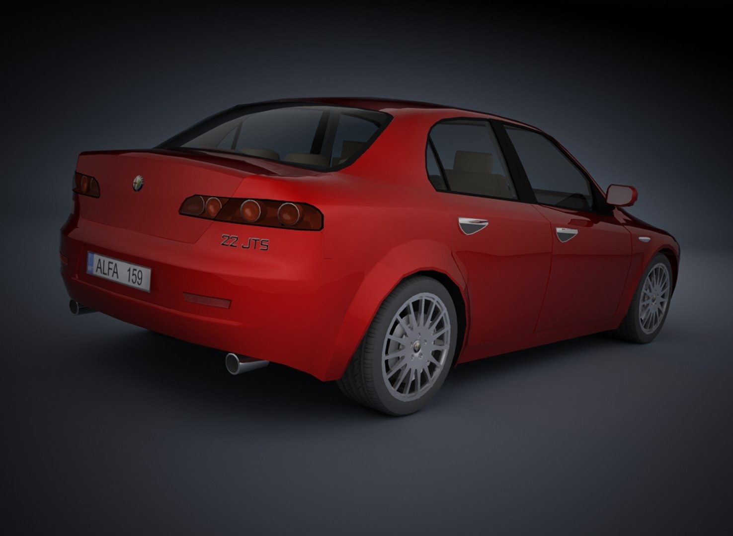 3d Alfa Romeo 159 Car