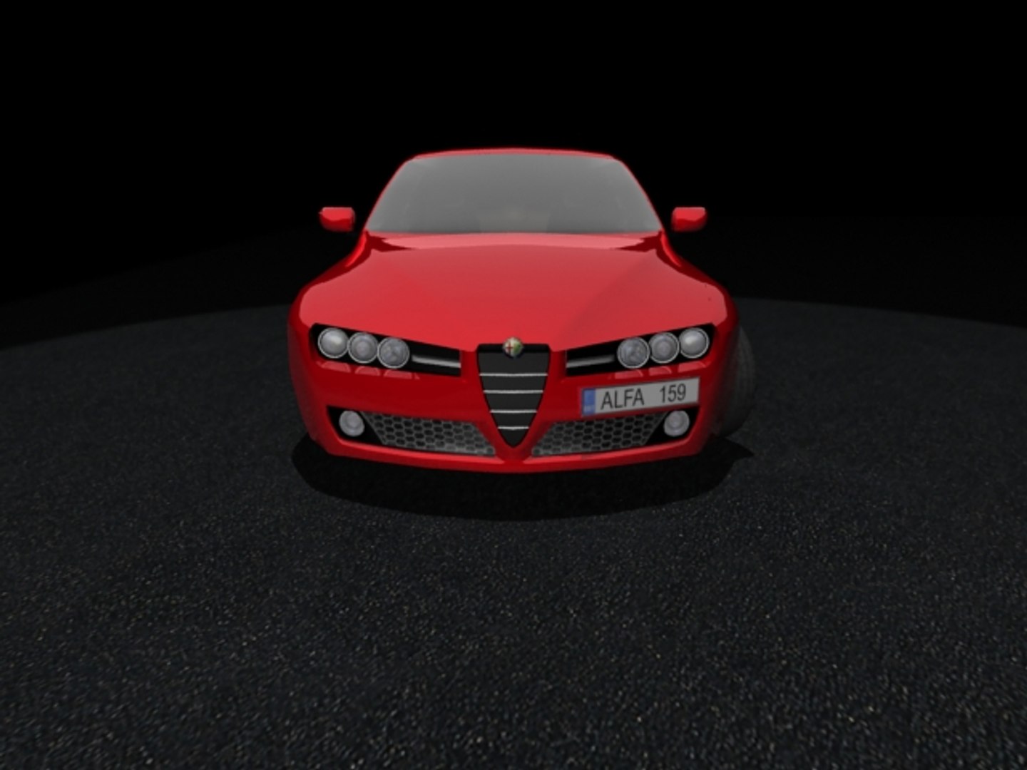 3d Alfa Romeo 159 Car