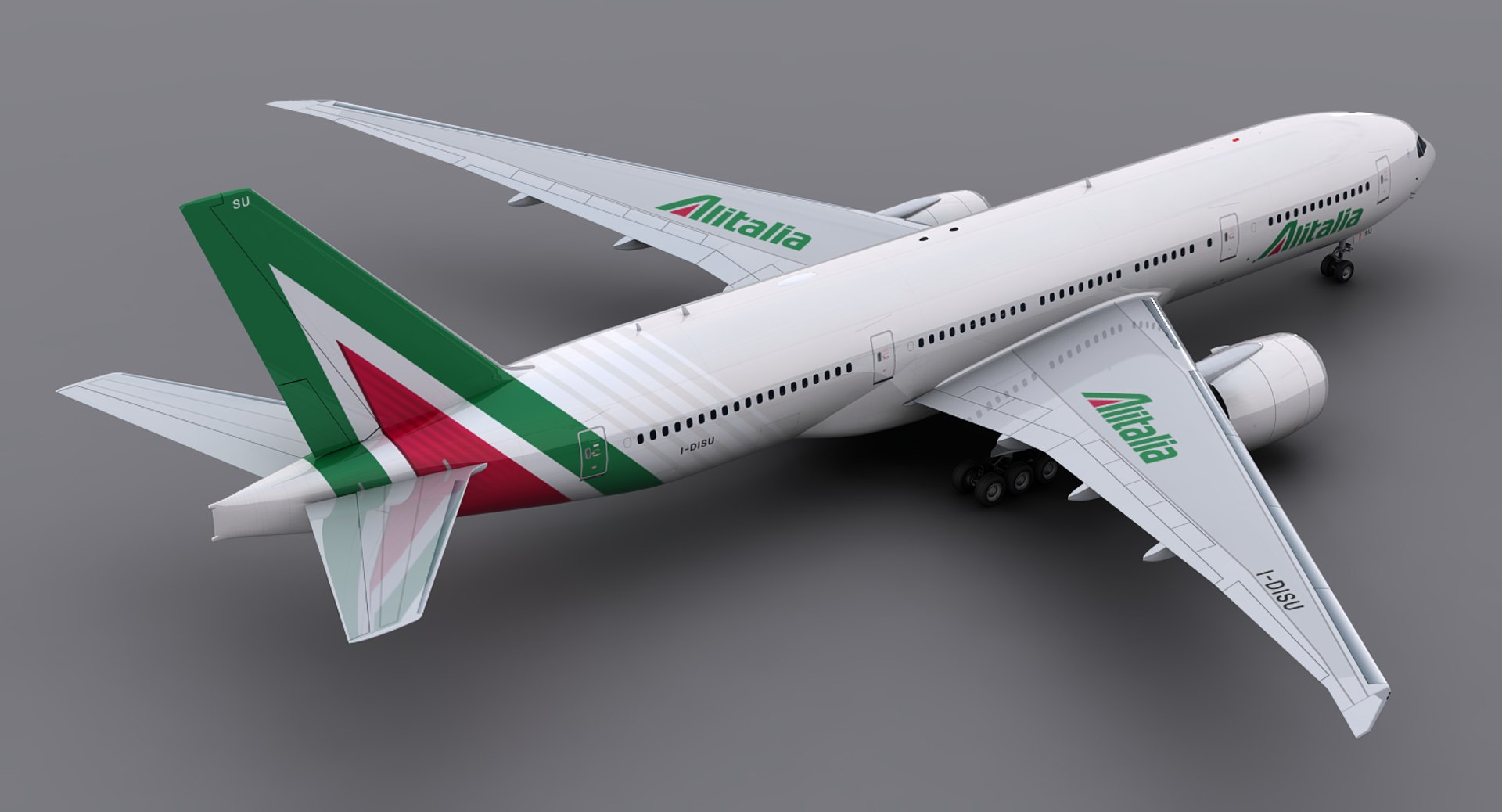 777-200 Alitalia 3D Model - TurboSquid 1263901