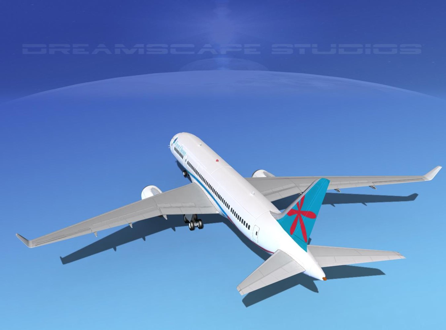 Airline Boeing 787-8 787 3d Model