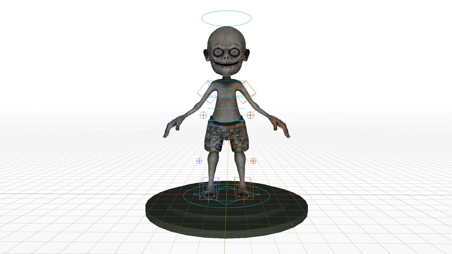 3D Zombie Boy Model - TurboSquid 2063576