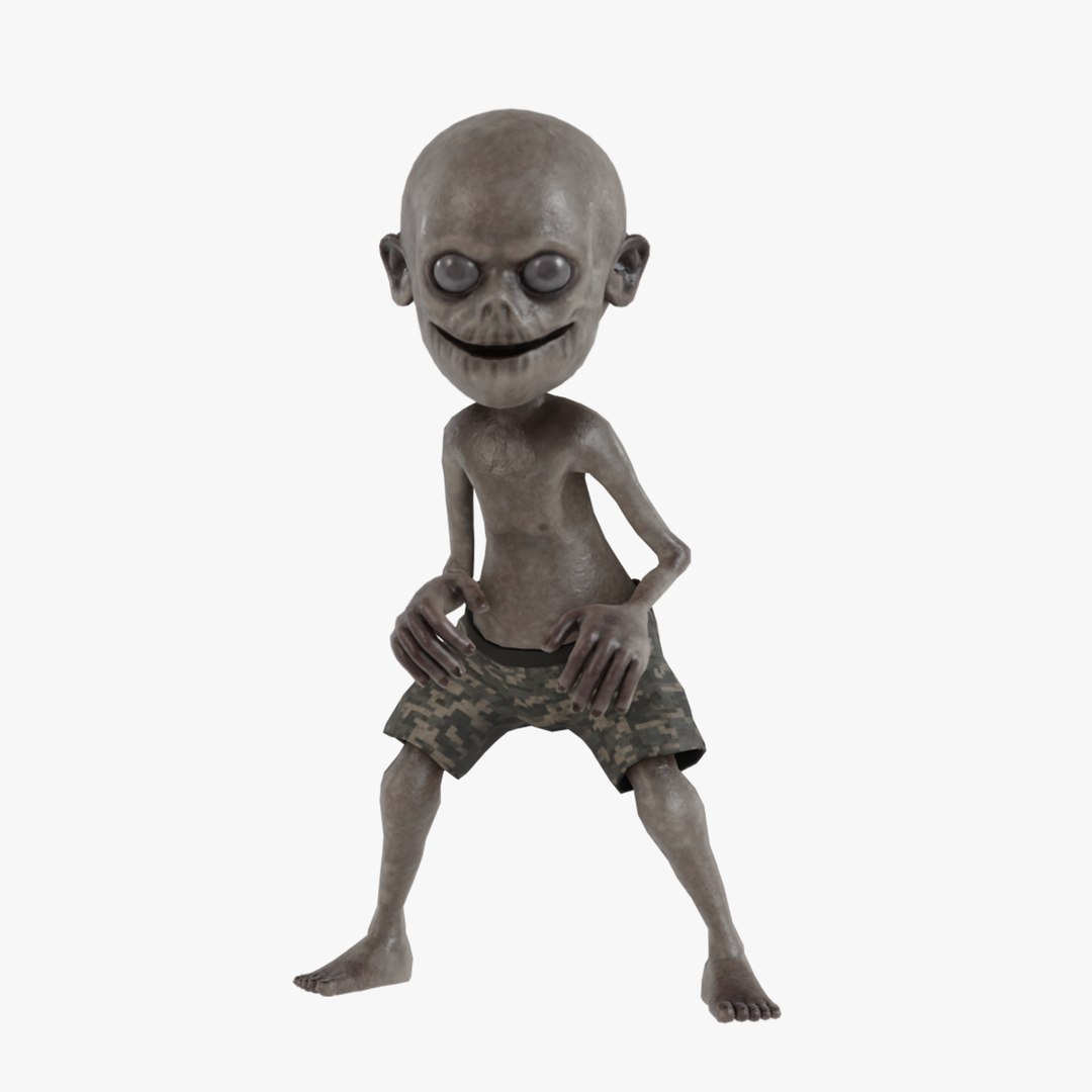 3D zombie boy model - TurboSquid 2063576
