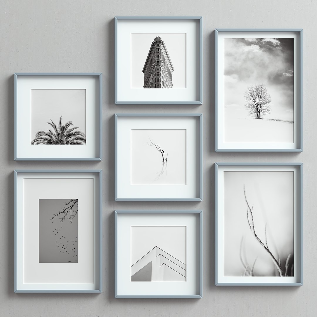3D Picture Frames - TurboSquid 1392382