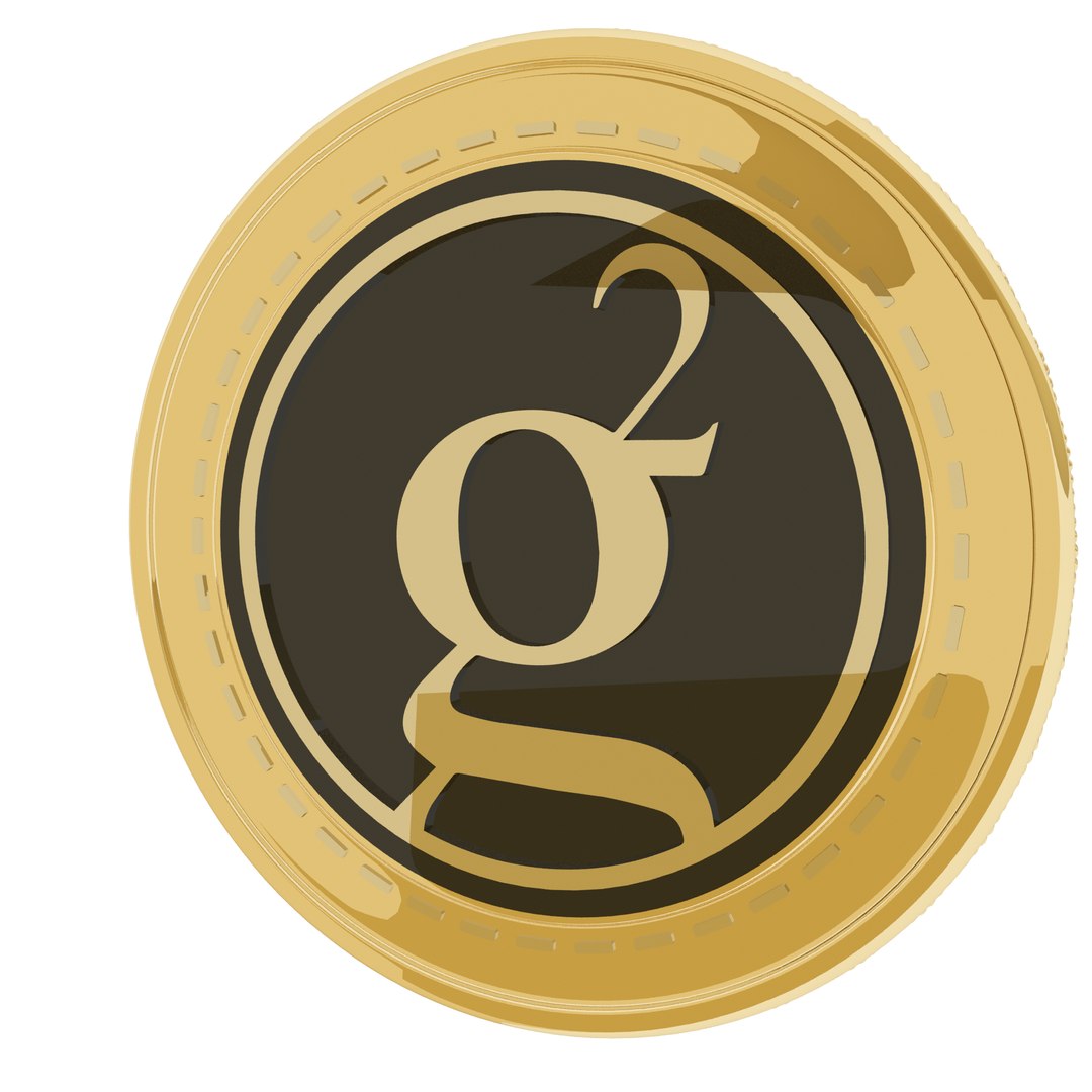 3D Groesticoin Cryptocurrency Gold Coin Model - TurboSquid 1856715