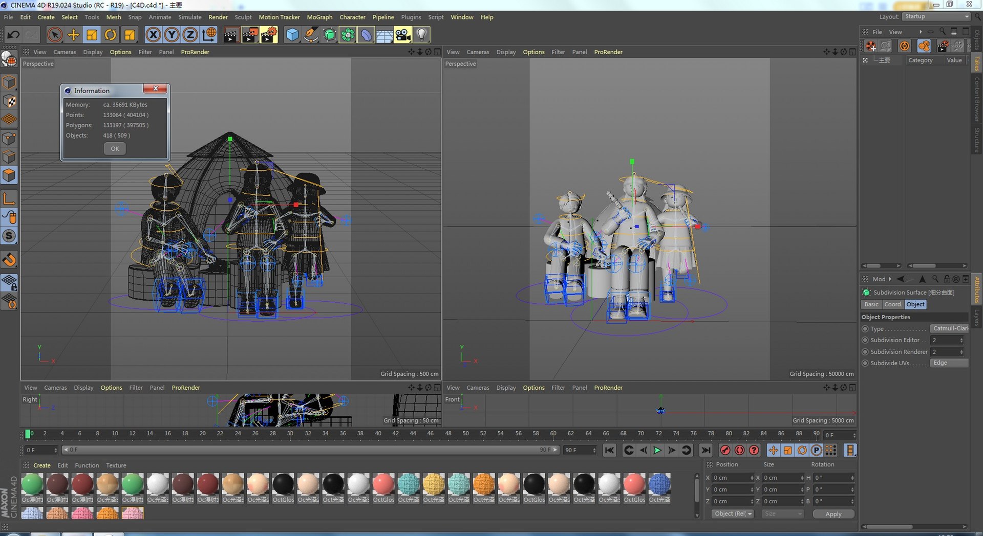 3D c4d Spring Tourism Characters model - TurboSquid 2101778