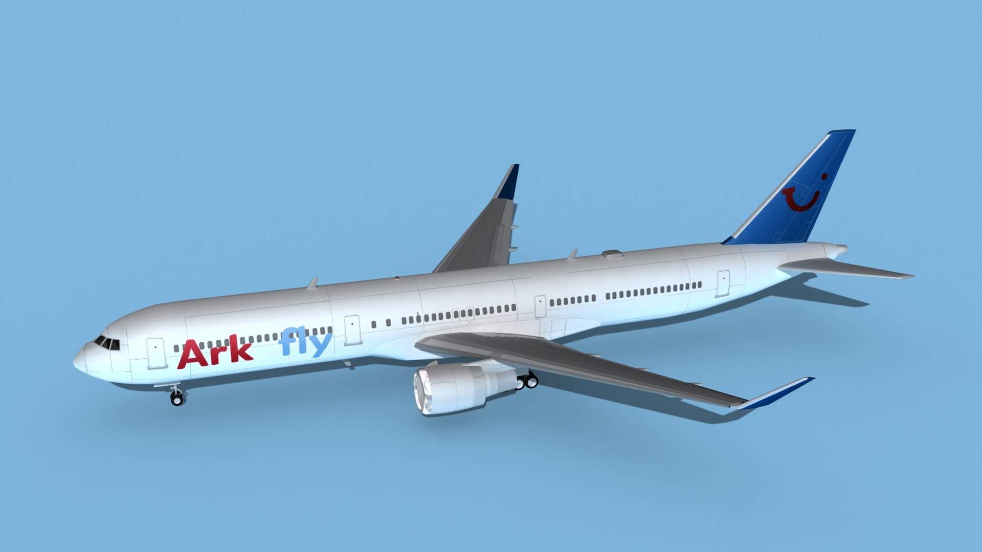 Boeing 767-400 Arkfly 3D Model - TurboSquid 1911936