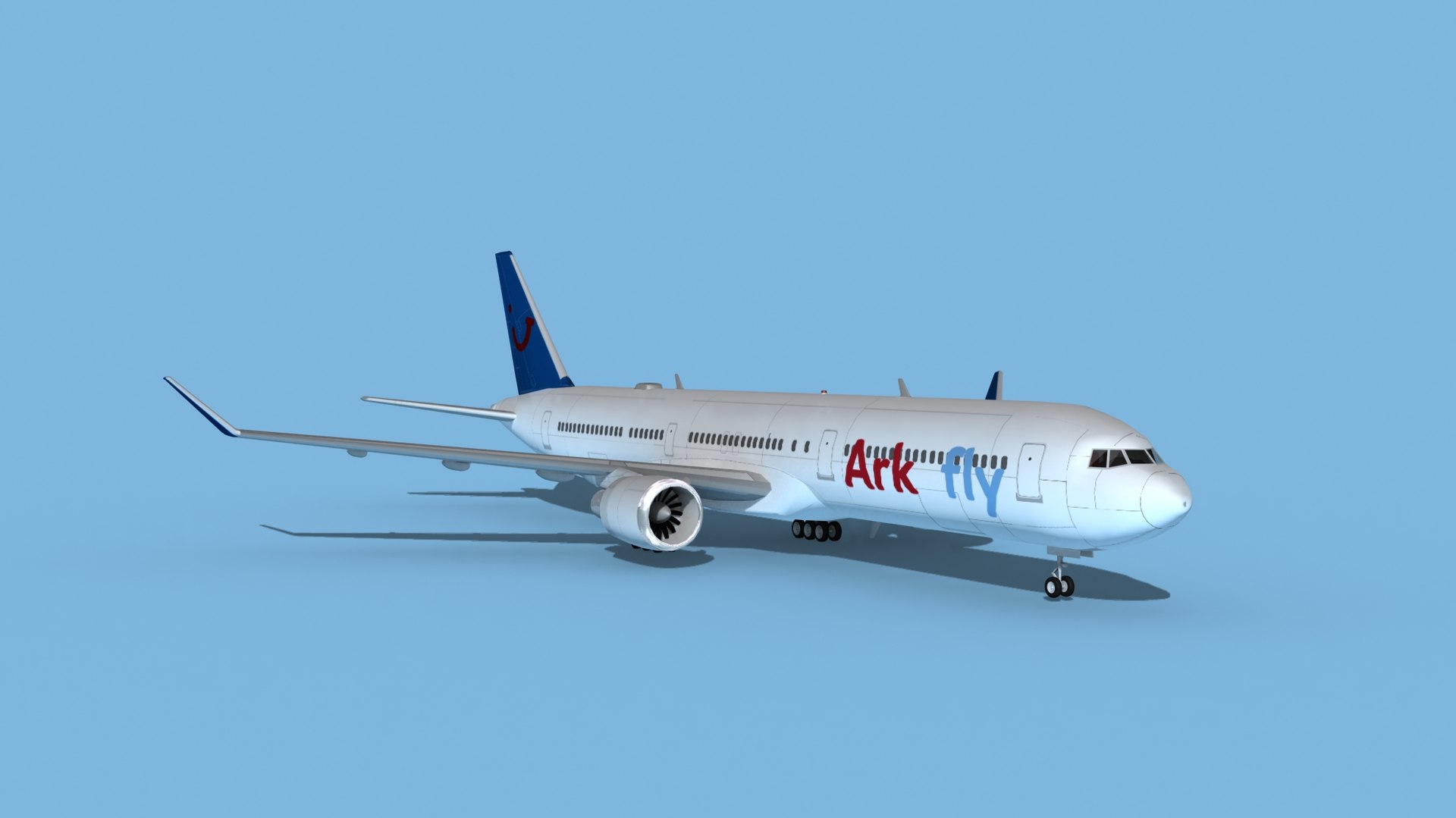 Boeing 767-400 Arkfly 3D Model - TurboSquid 1911936