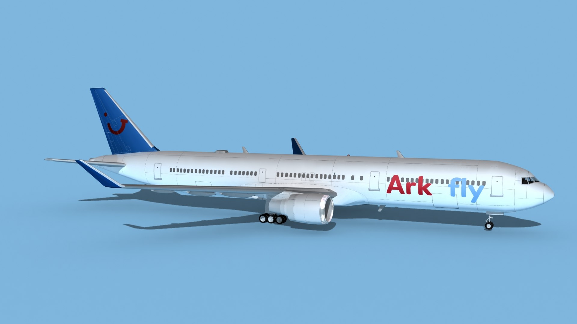 Boeing 767-400 Arkfly 3D Model - TurboSquid 1911936