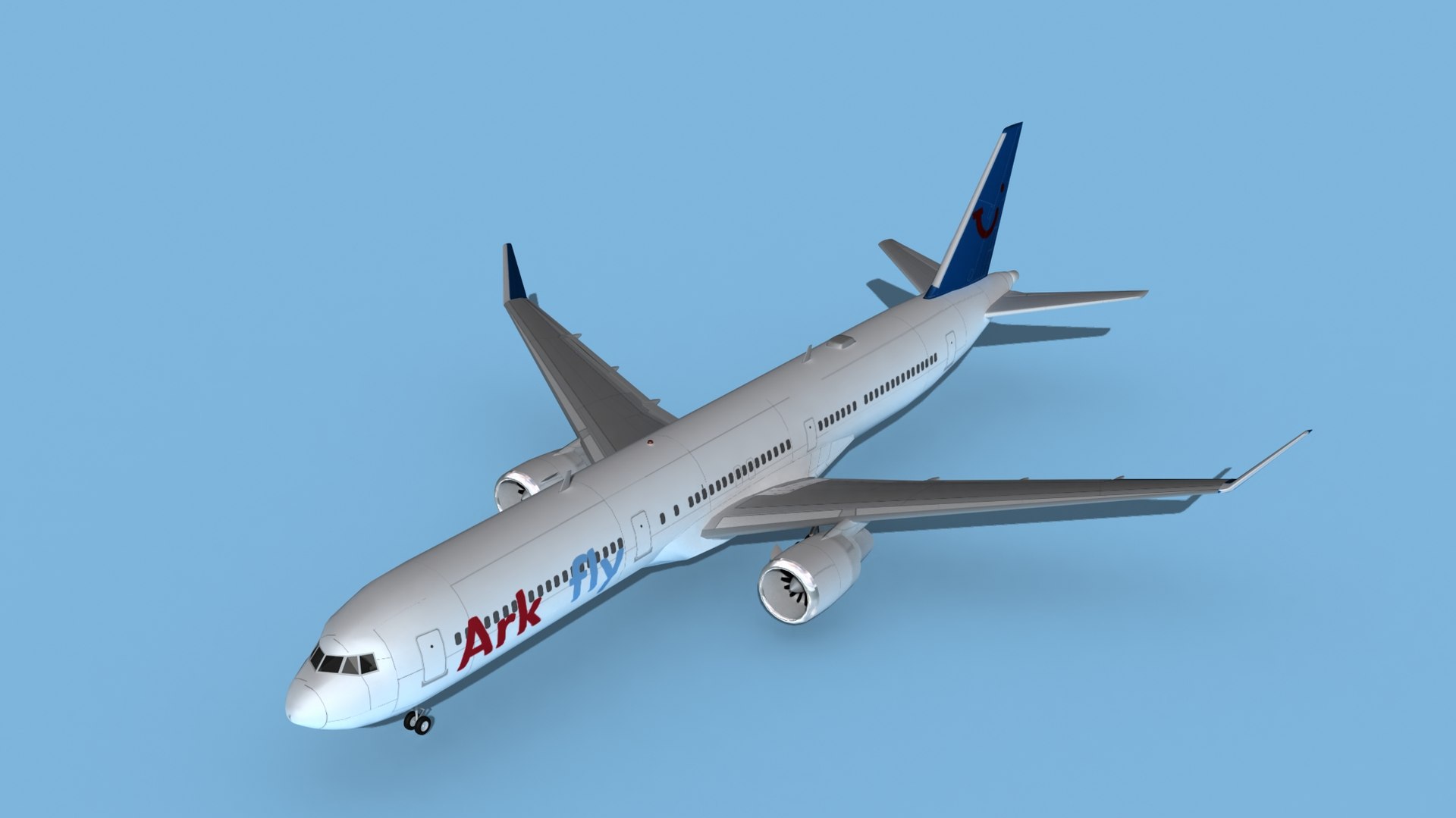 Boeing 767-400 Arkfly 3D Model - TurboSquid 1911936