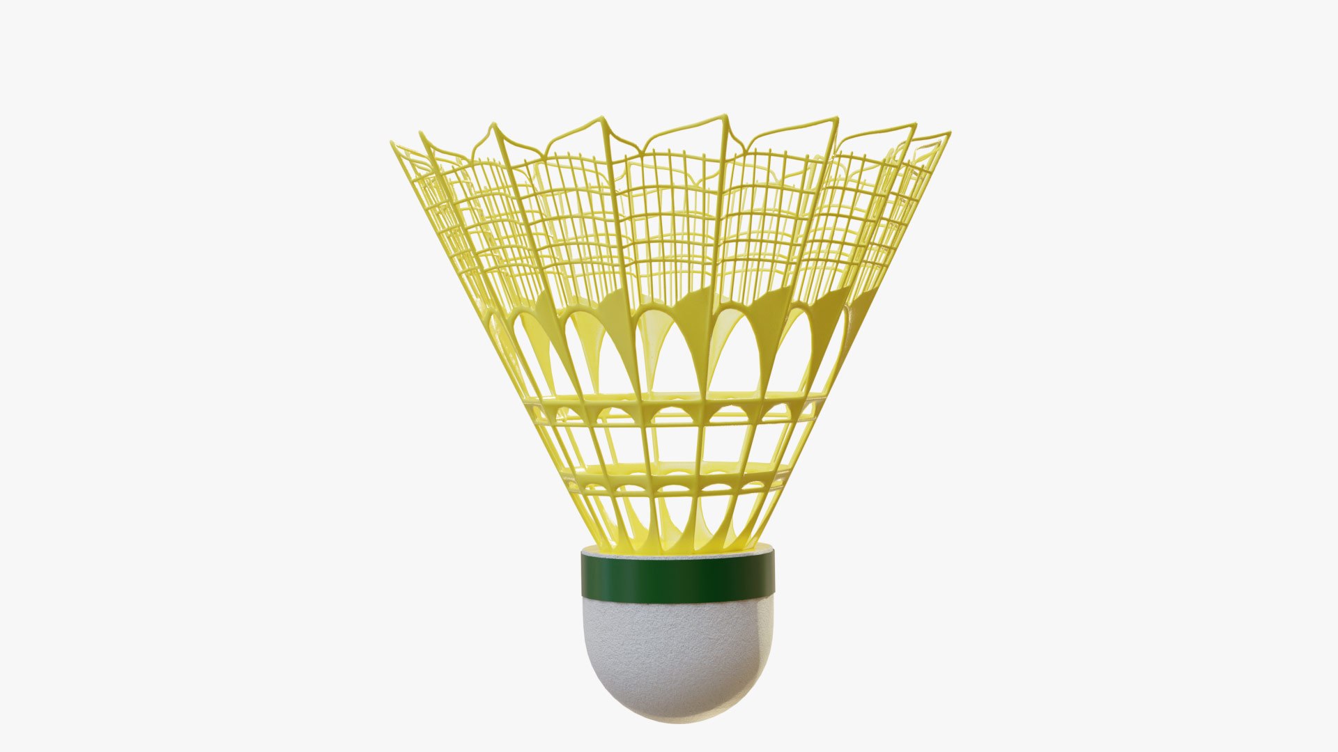 3D Model Badminton Shuttlecock - TurboSquid 2235775