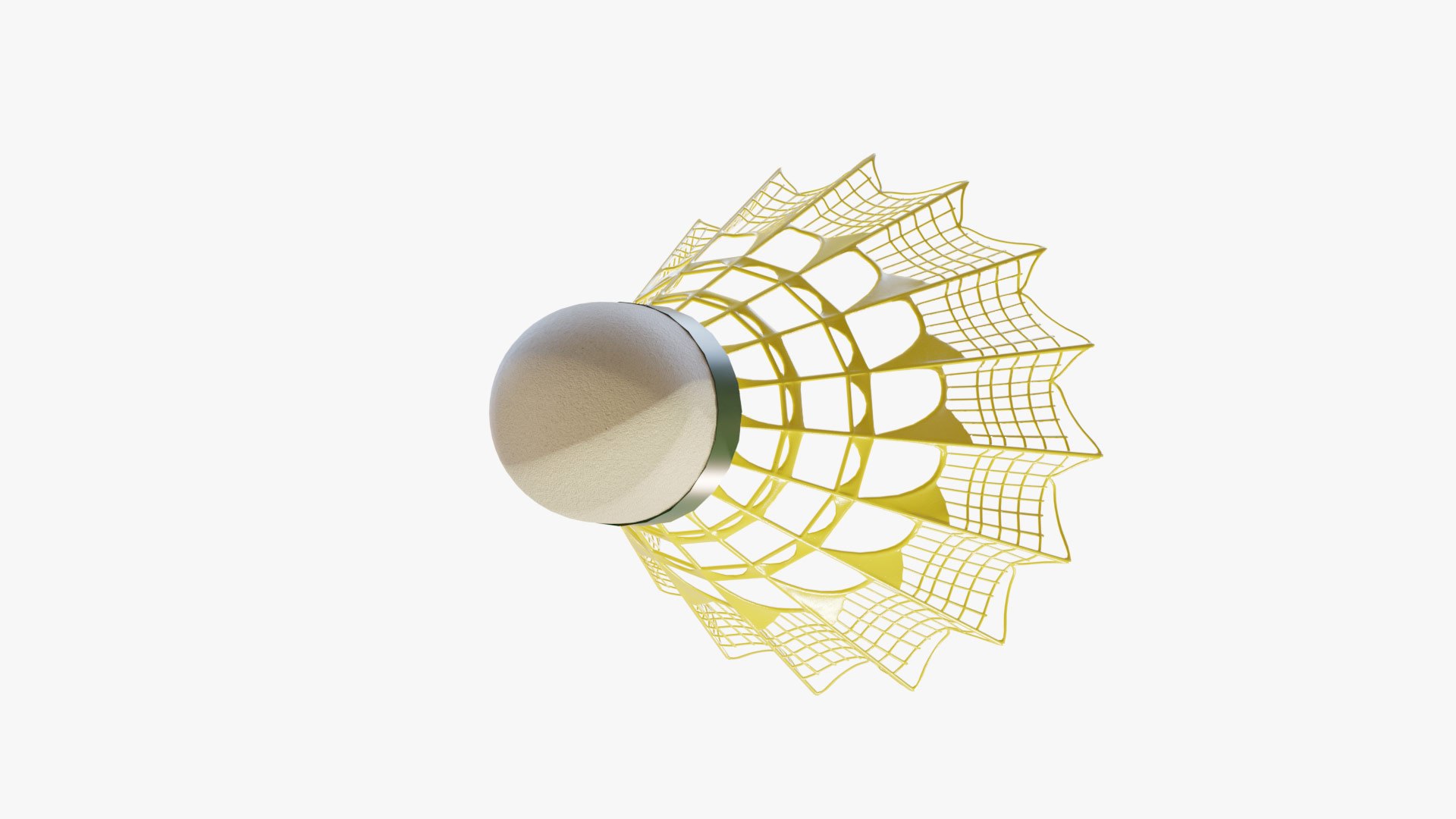 3D Model Badminton Shuttlecock - TurboSquid 2235775
