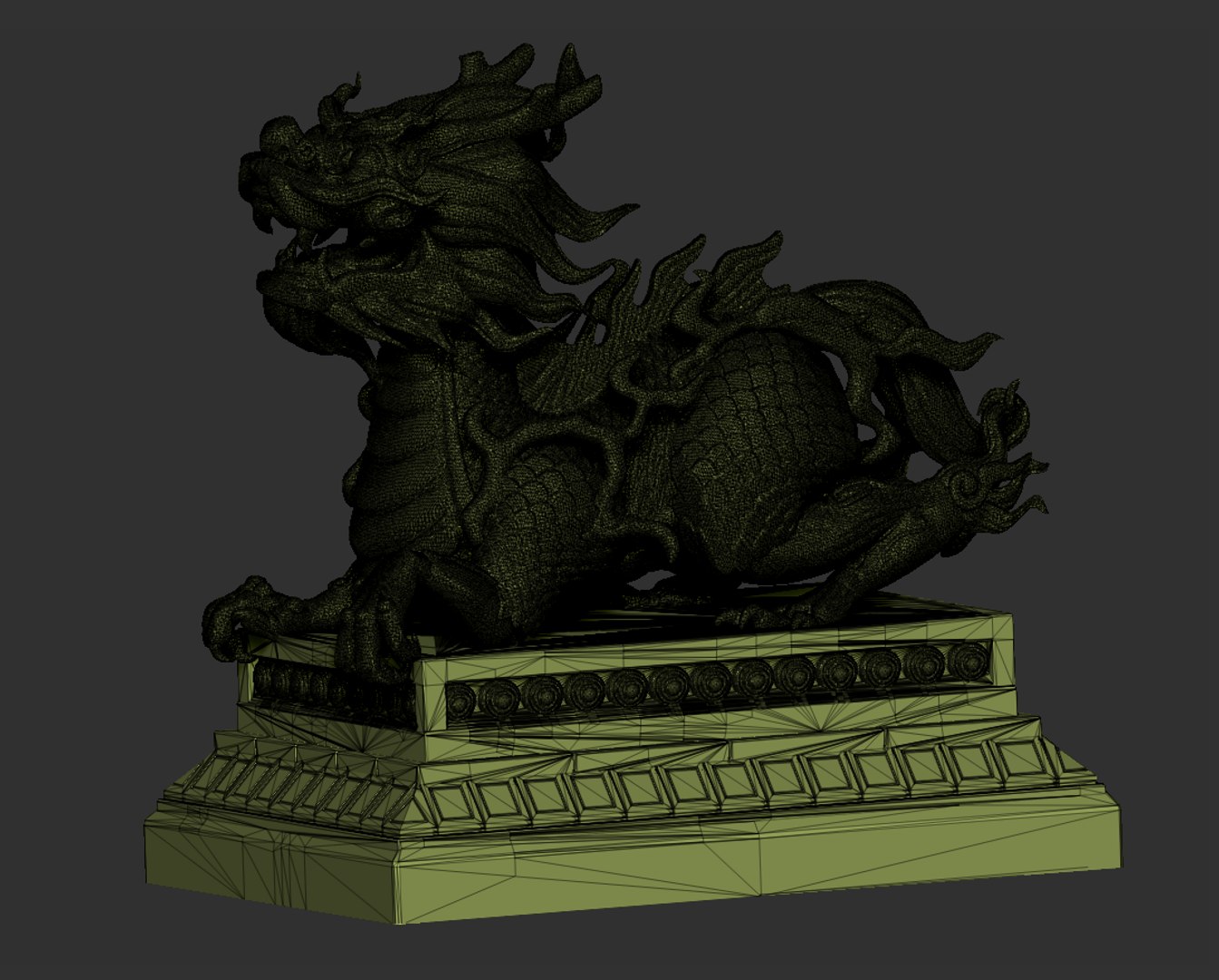 3D Kirin Model - TurboSquid 1609768