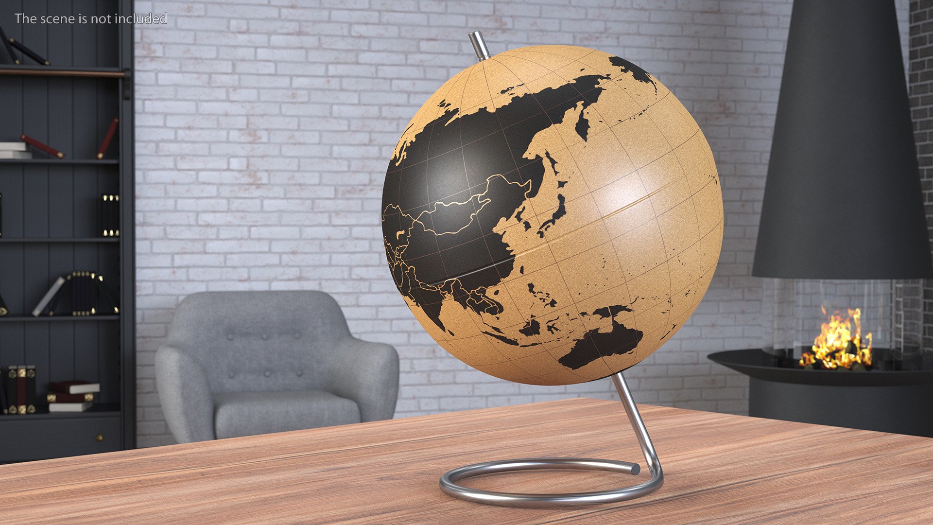 World Travel Cork Globe 3D - TurboSquid 2111038
