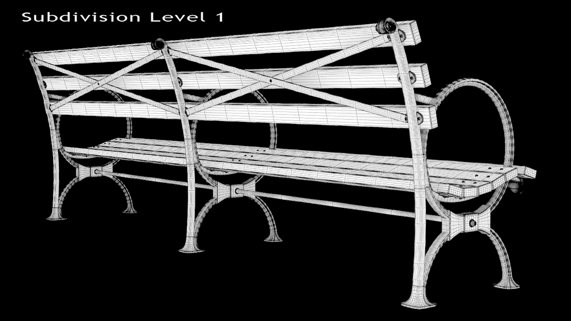 3D City Bench - TurboSquid 1344917