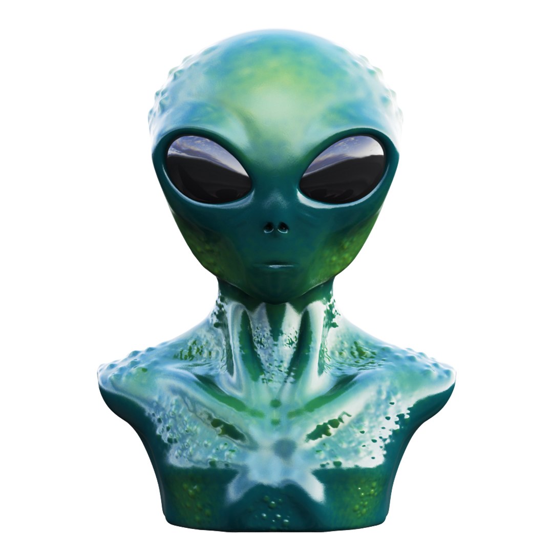 3D Alien Torso - TurboSquid 1727694
