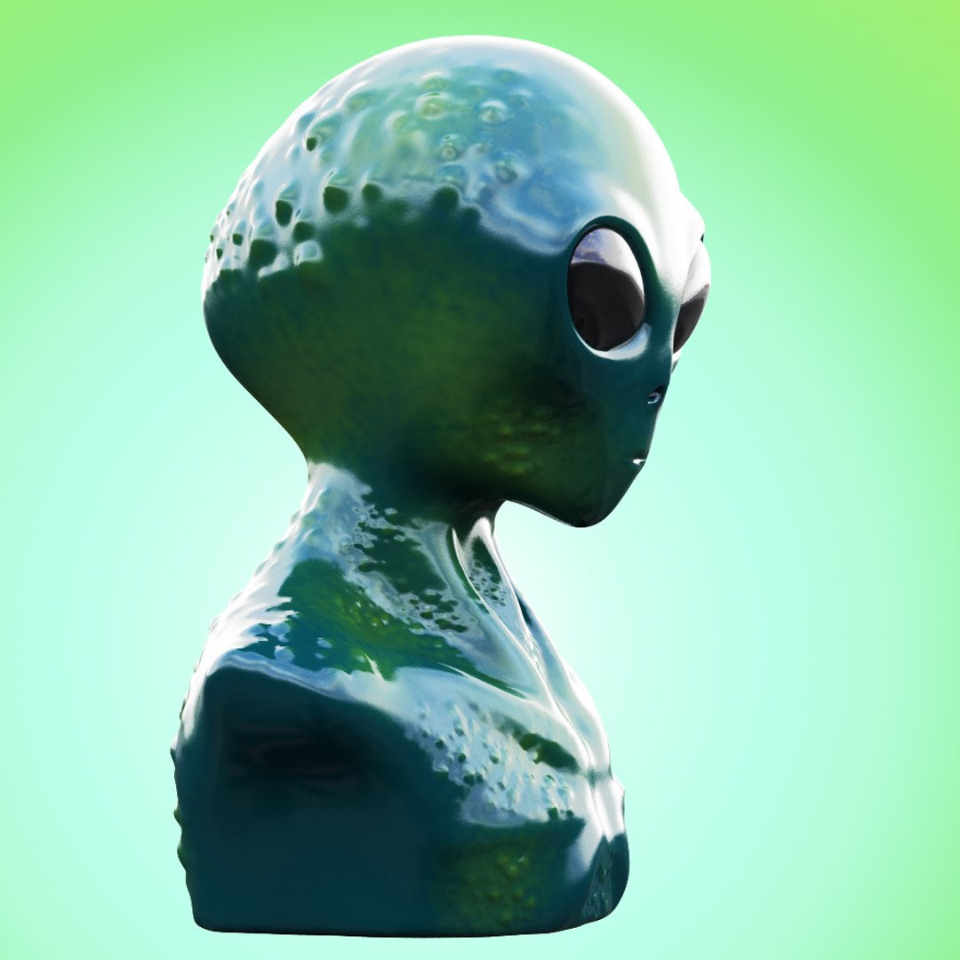 3D Alien Torso - TurboSquid 1727694