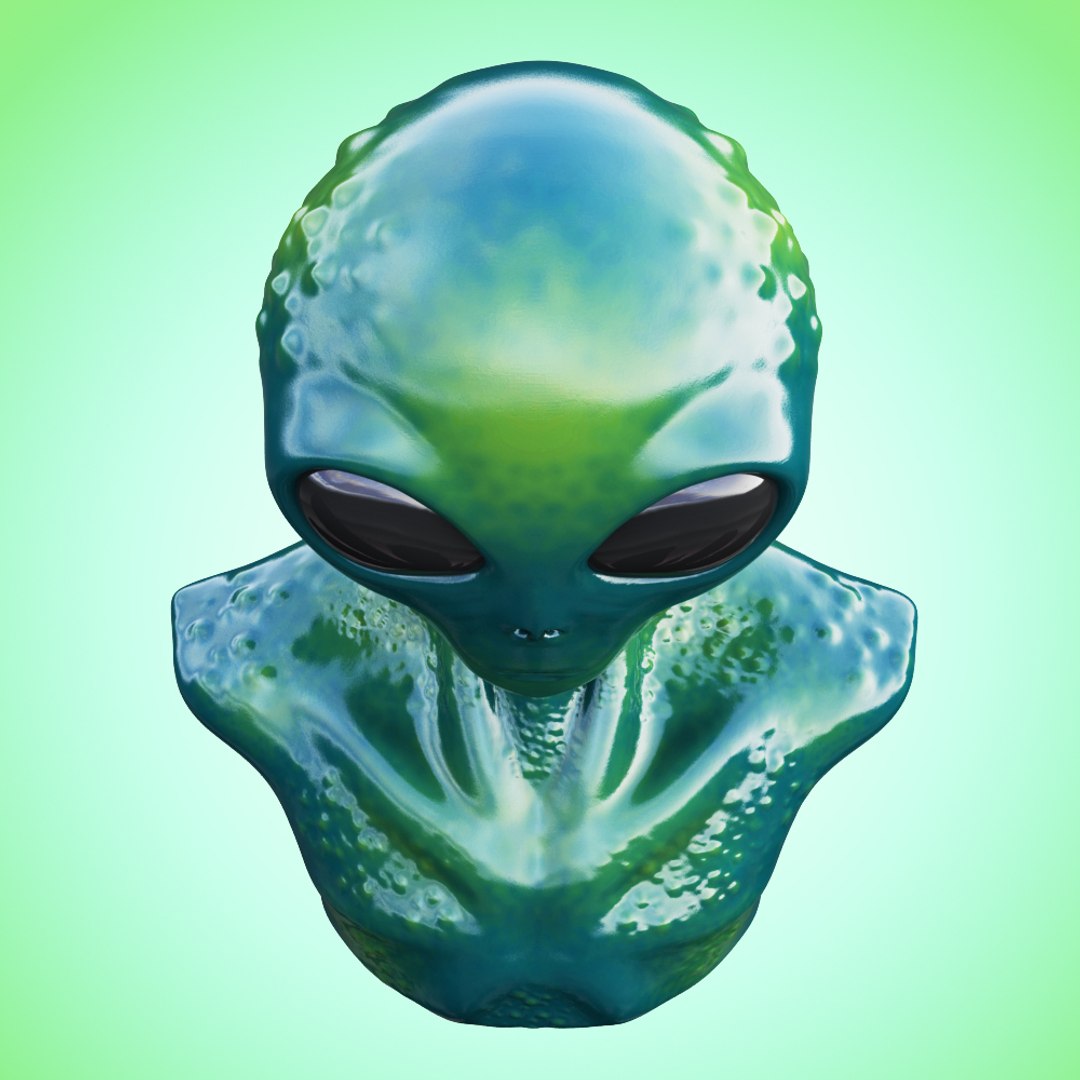 3D Alien Torso - TurboSquid 1727694