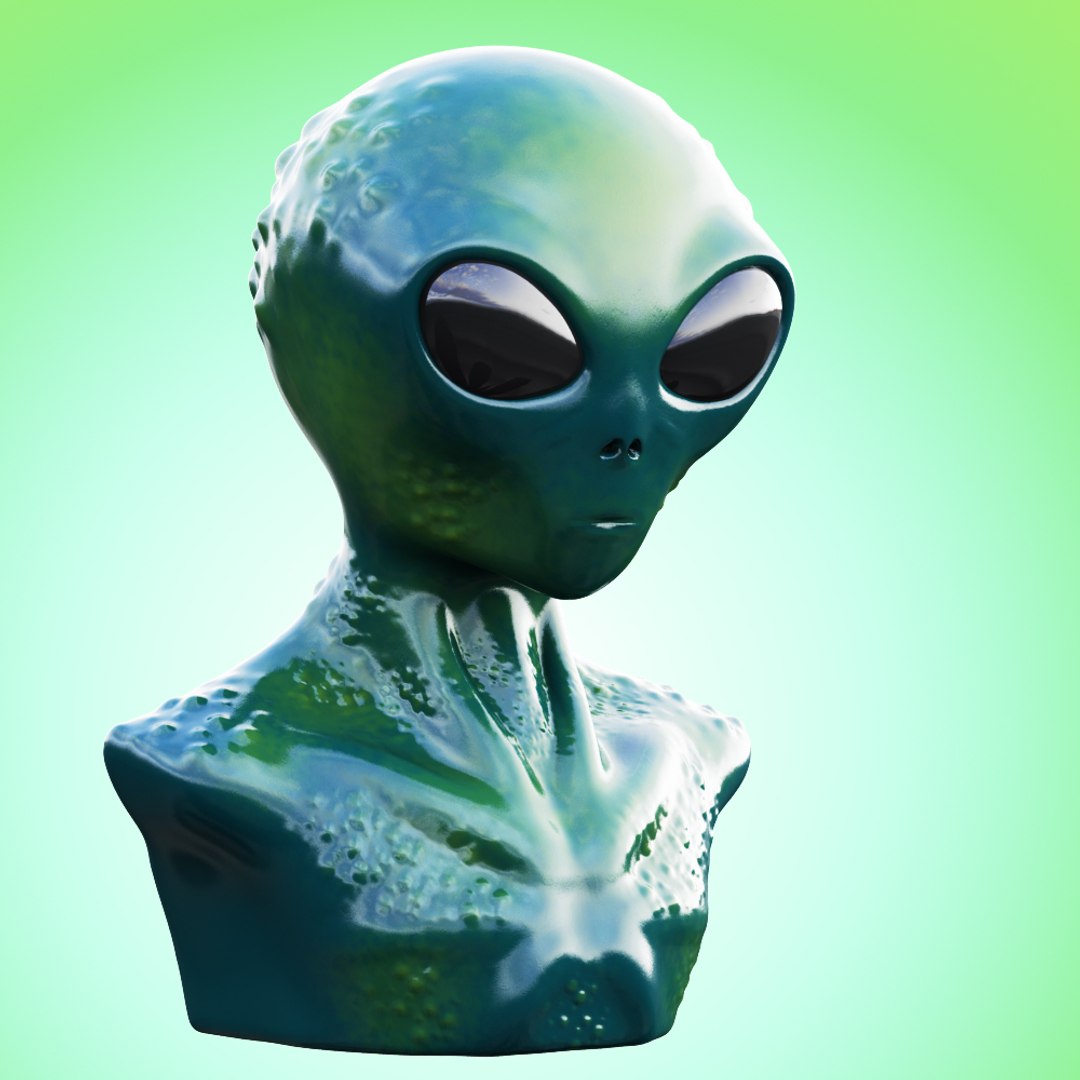 3D Alien Torso - TurboSquid 1727694