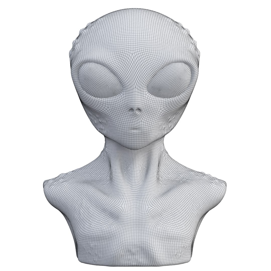 3D Alien Torso - TurboSquid 1727694