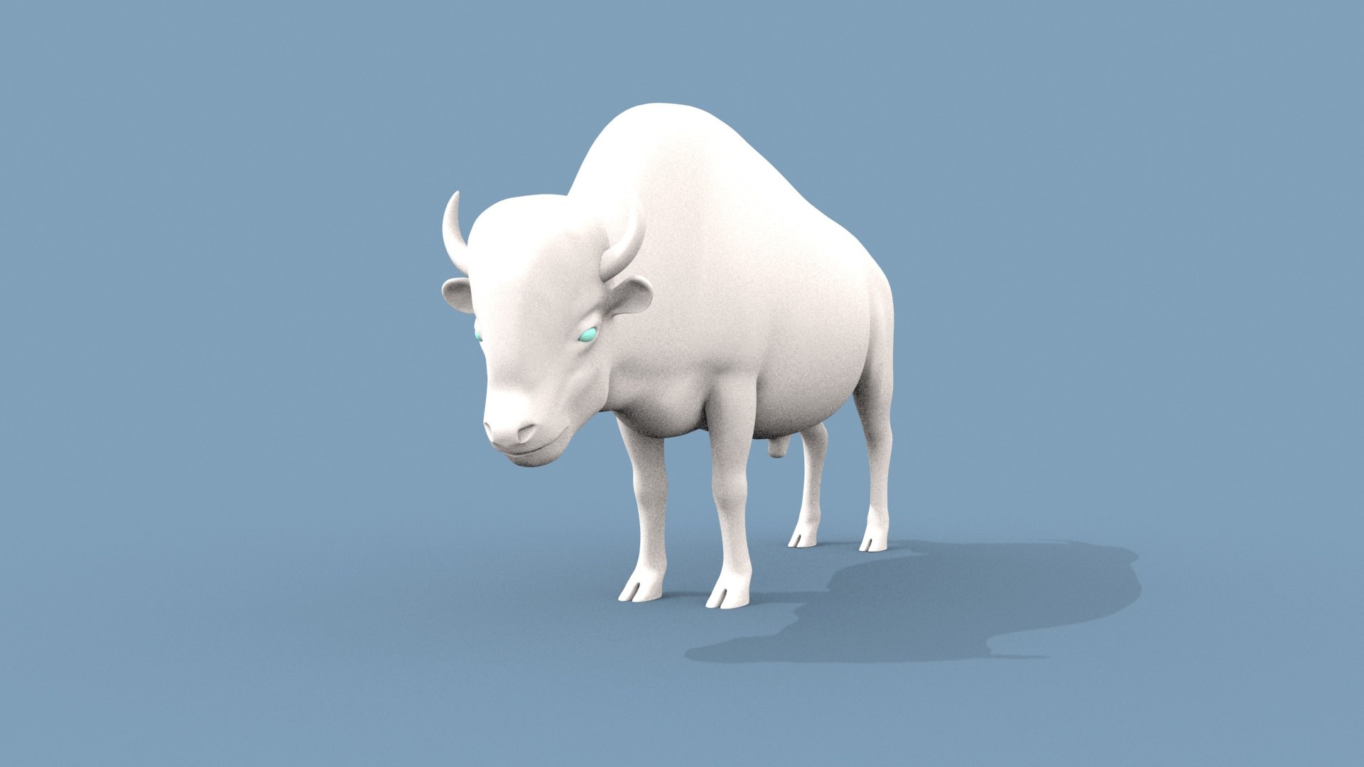 Bison Shape 3D Model - TurboSquid 2296672