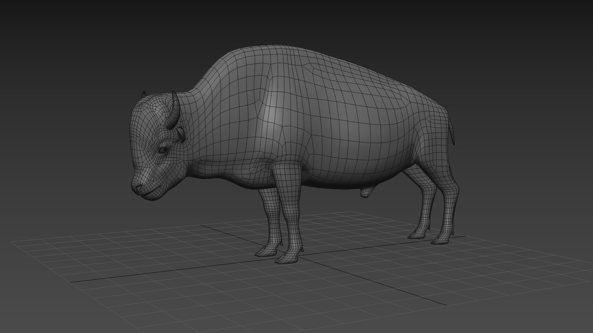 Bison Shape 3D Model - TurboSquid 2296672