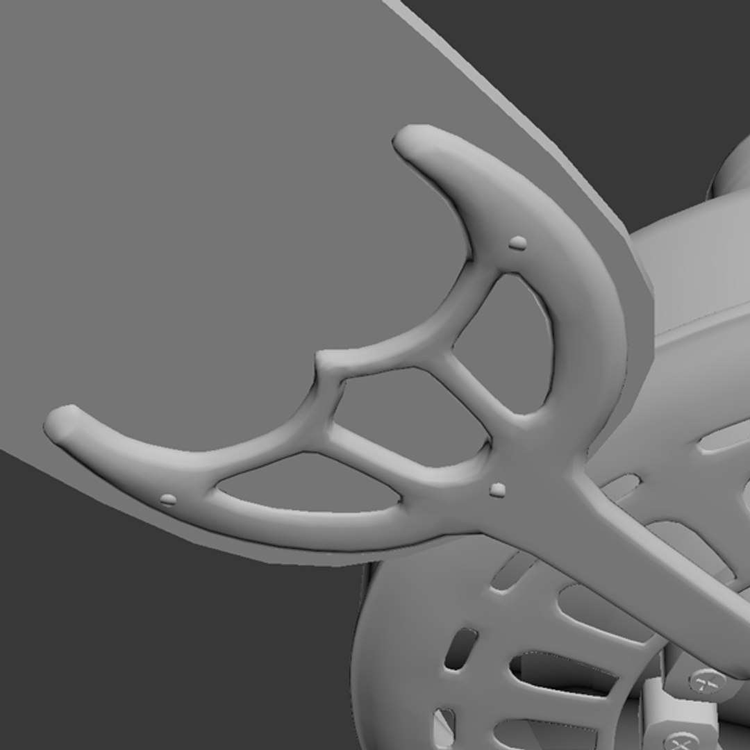 decorative fan 3d obj