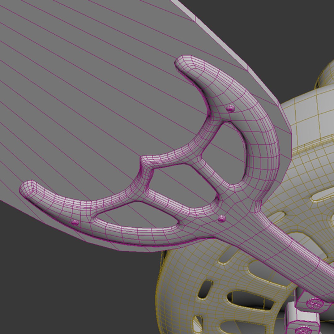 decorative fan 3d obj