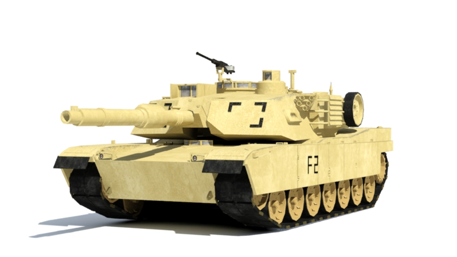 3D M1A2 Abrams Main Battle Tank - TurboSquid 2333337