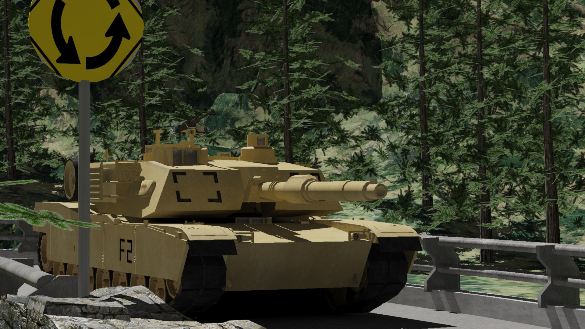 3D M1A2 Abrams Main Battle Tank - TurboSquid 2333337