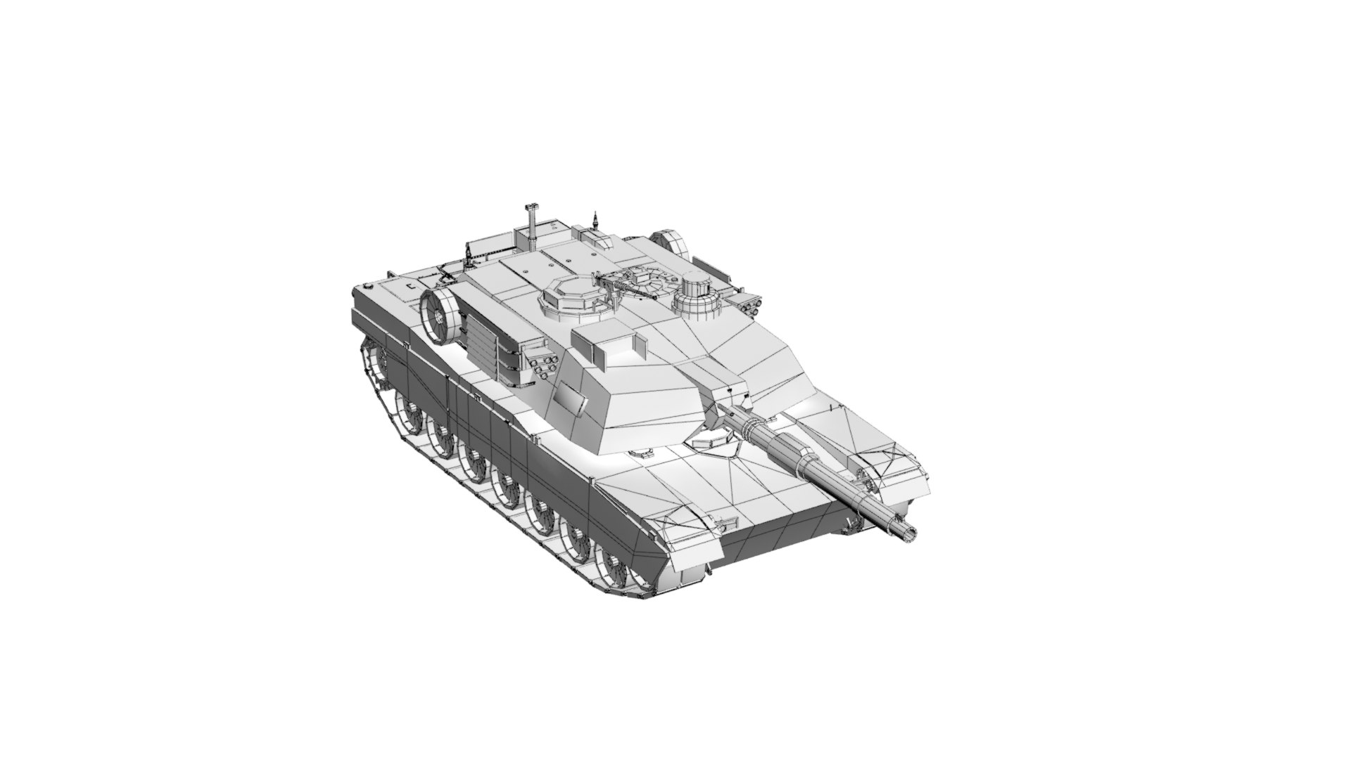 3D M1A2 Abrams Main Battle Tank - TurboSquid 2333337