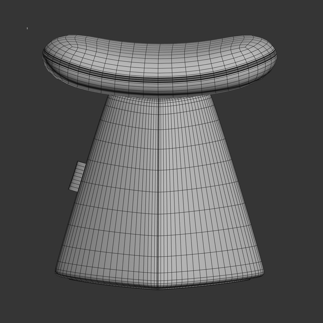 Bailey Ottoman 3D Model - TurboSquid 2392543