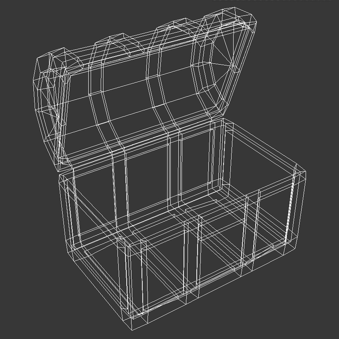 3d treasure chest