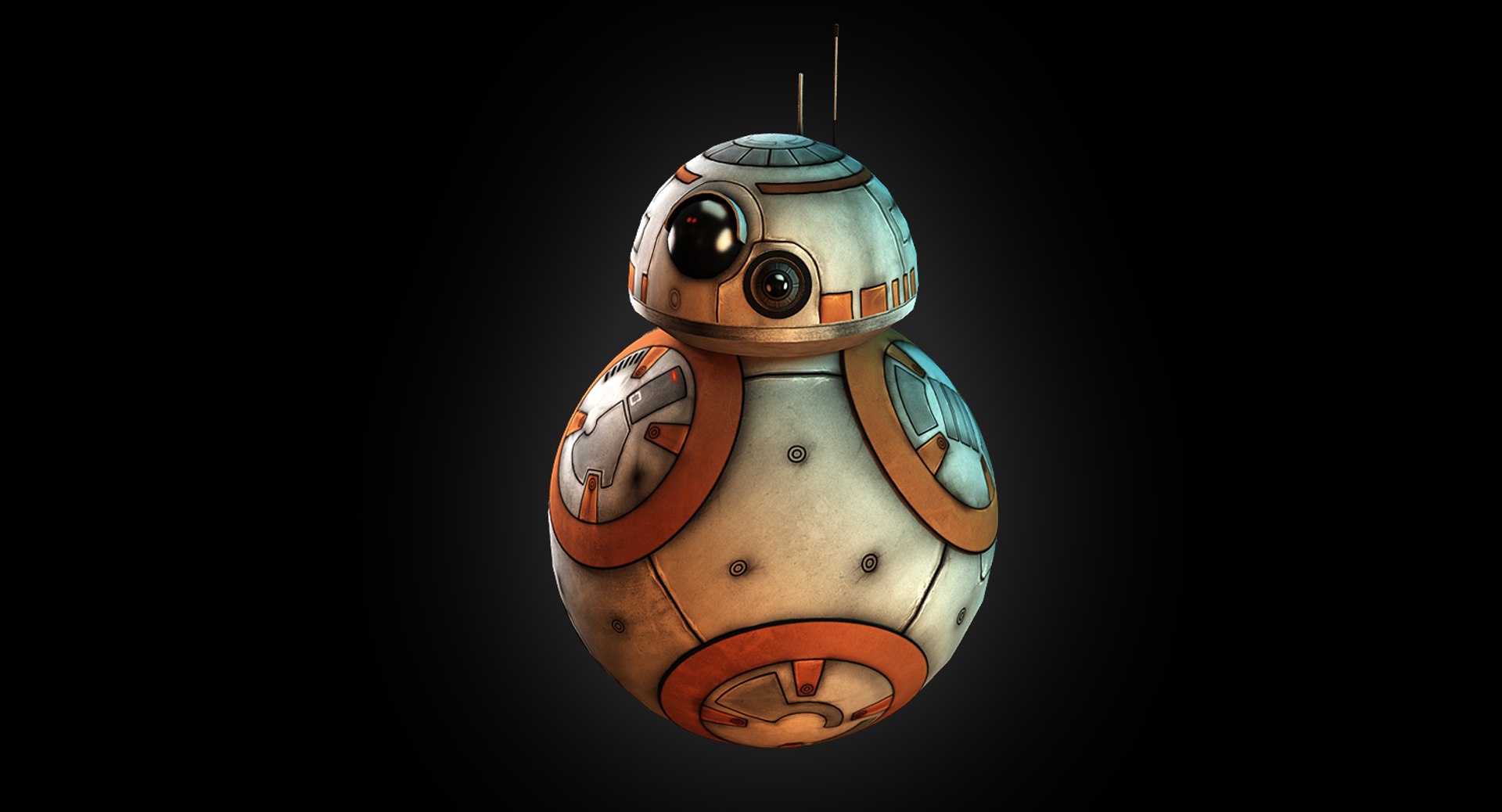 bb8 new droid 3d max