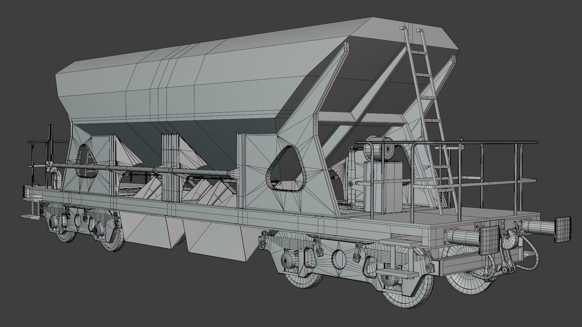 Hopper Wagon And Pipeline Bridges 3D Model - TurboSquid 2252890