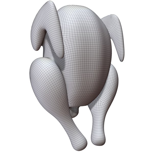 Roasted chicken 3D model - TurboSquid 1319511