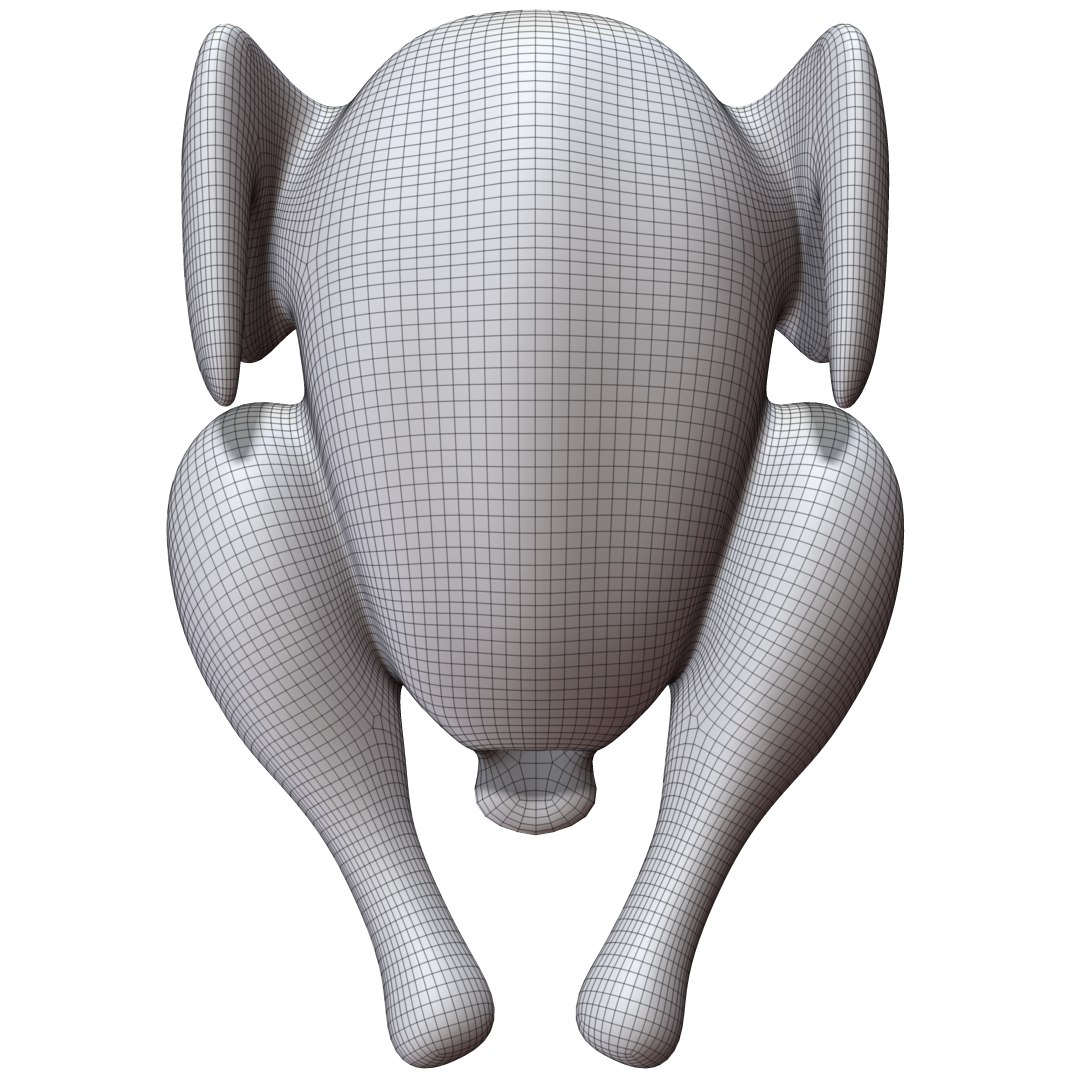 Roasted Chicken 3D Model - TurboSquid 1319511