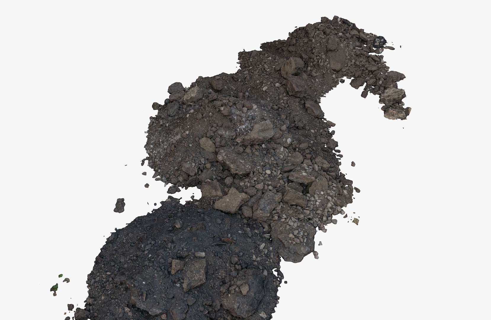 Piles Of Dark Construction Gardening Soil Mud Land Earth Dirt Heap Pile ...