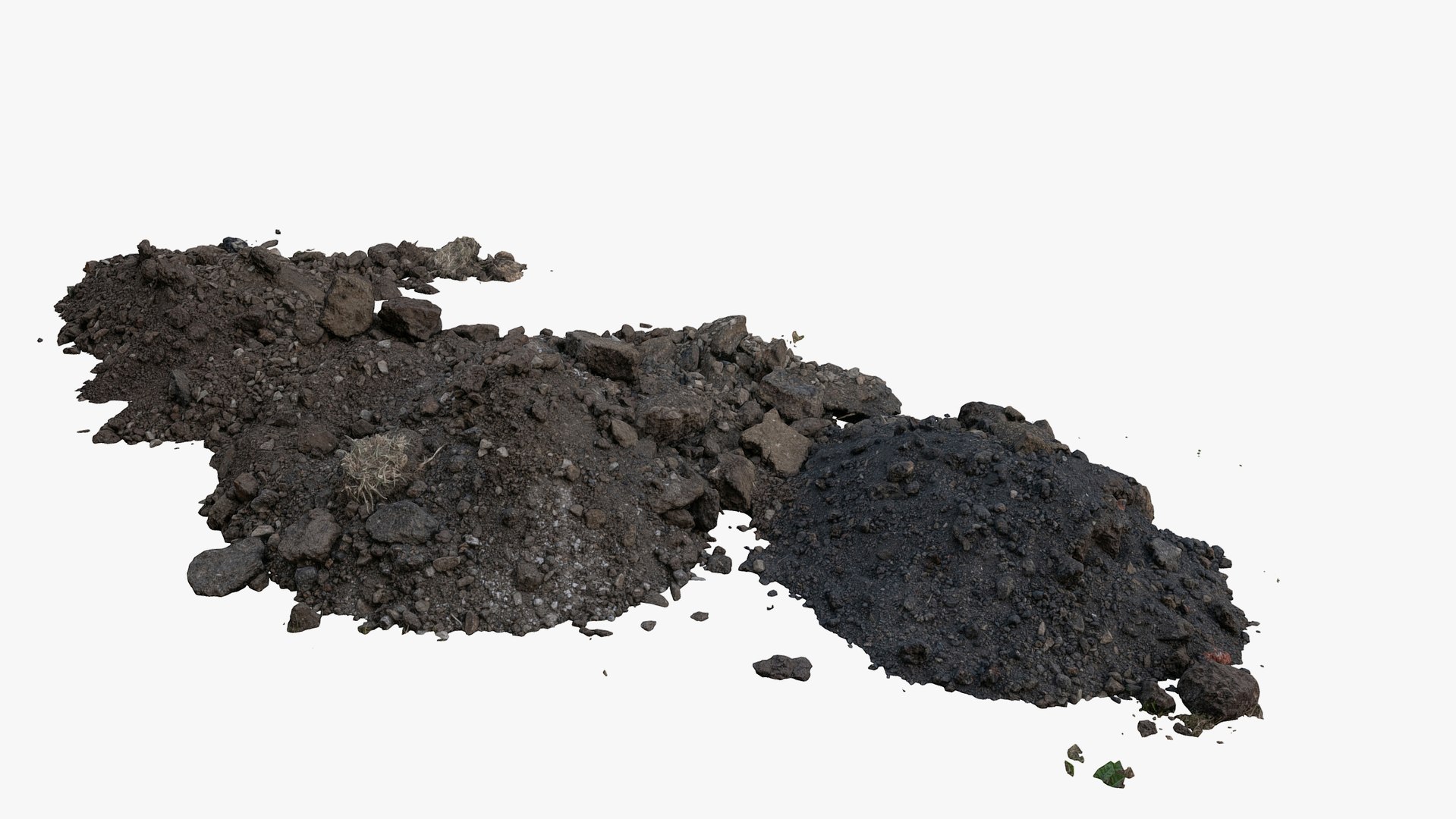Piles Of Dark Construction Gardening Soil Mud Land Earth Dirt Heap Pile ...
